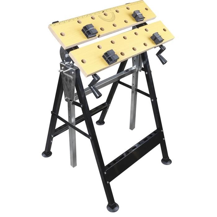 Etabli pliant telescopique metallique - COGEX