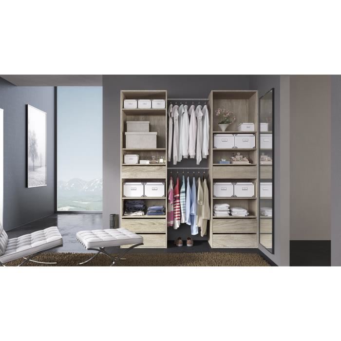 COMBI Kit dressing 2 colonnes 2 barres de penderie contemporain decor ...