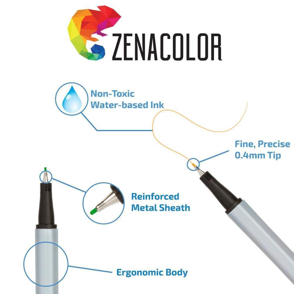 Zenacolor Feutres Coloriage Adulte 60 Co...