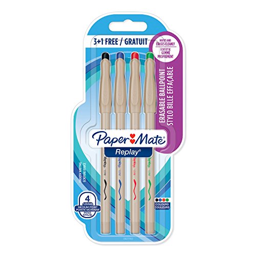 Papermate Replay Stylo Bille Gommable Po...