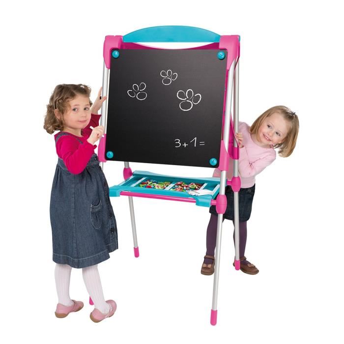 SMOBY Tableau des Grands Double Face + Acs rose