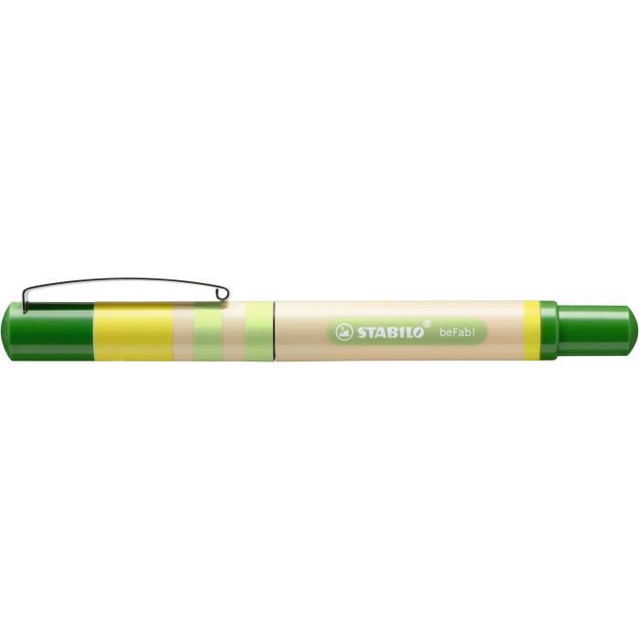 STABILO beFab Collection CHIC HERITAGE Stylo plume creme vert