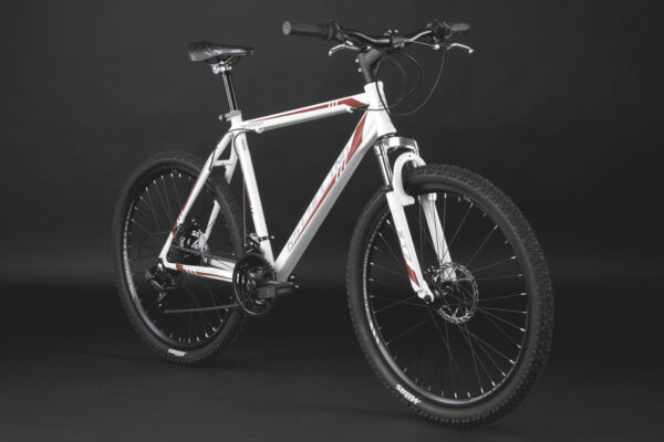 Vtt Semi-Rigide 26 Sharp Blanc-Rouge Ks Cycling